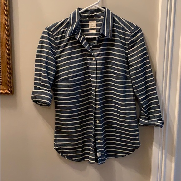 GAP | Tops | Stripped Button Up | Poshmark